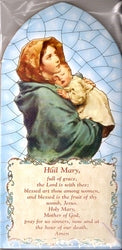 Plastic Hanging Prayer Plaque - Hail Mary – Fidelity Books and Pieties