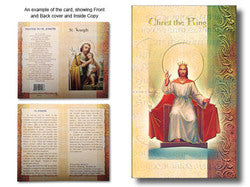 Christ the King Leaflet – Fidelity Books and Pieties